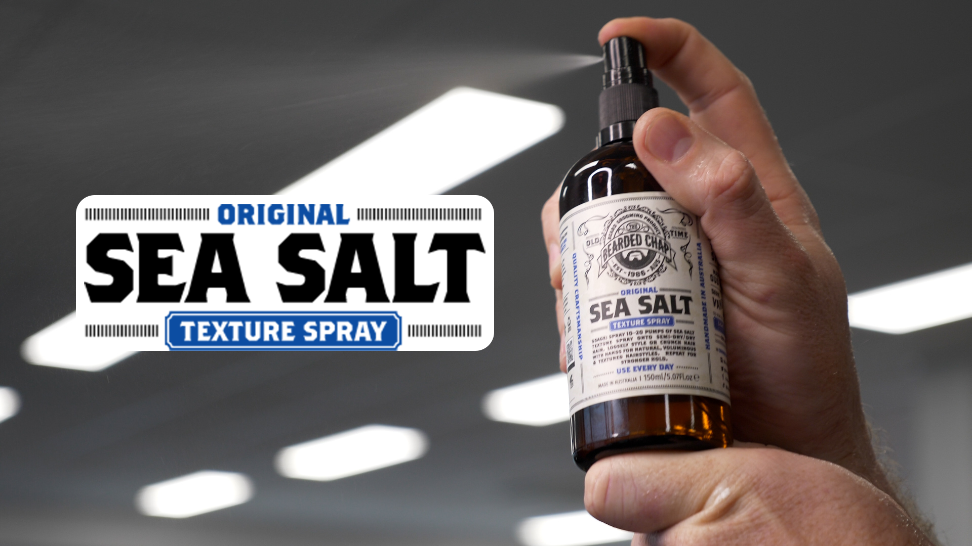 Sea Salt Texture Spray, Giving You Beach Hair On Demand! – The Bearded Chap