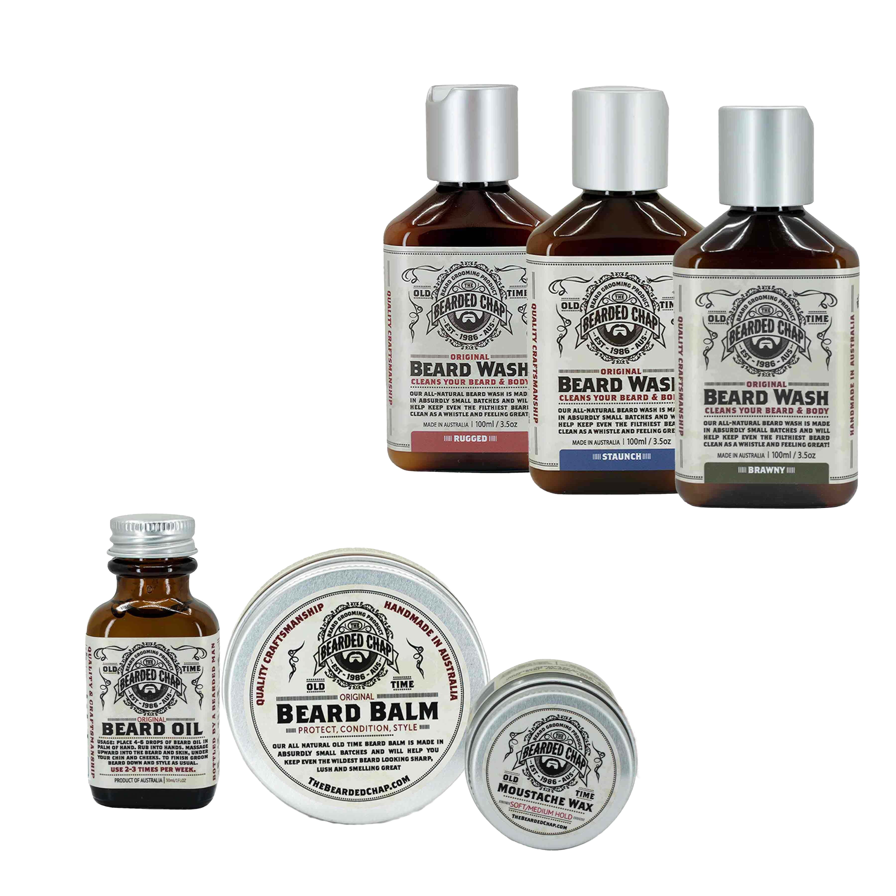 The Bearded Chap Beard Starter Bundle